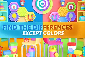 Play Find The Differences Except Colors at Online-HiddenObjectGames.com